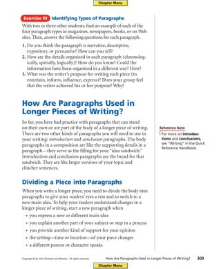 Types of paragraphs | PDF