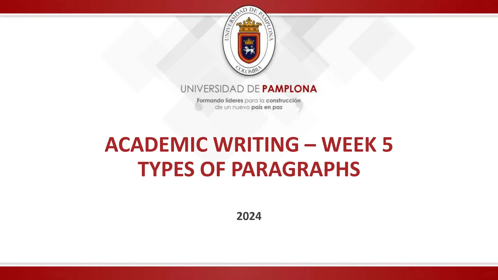 Types of Academic Paragraphs. Explanation | PPT