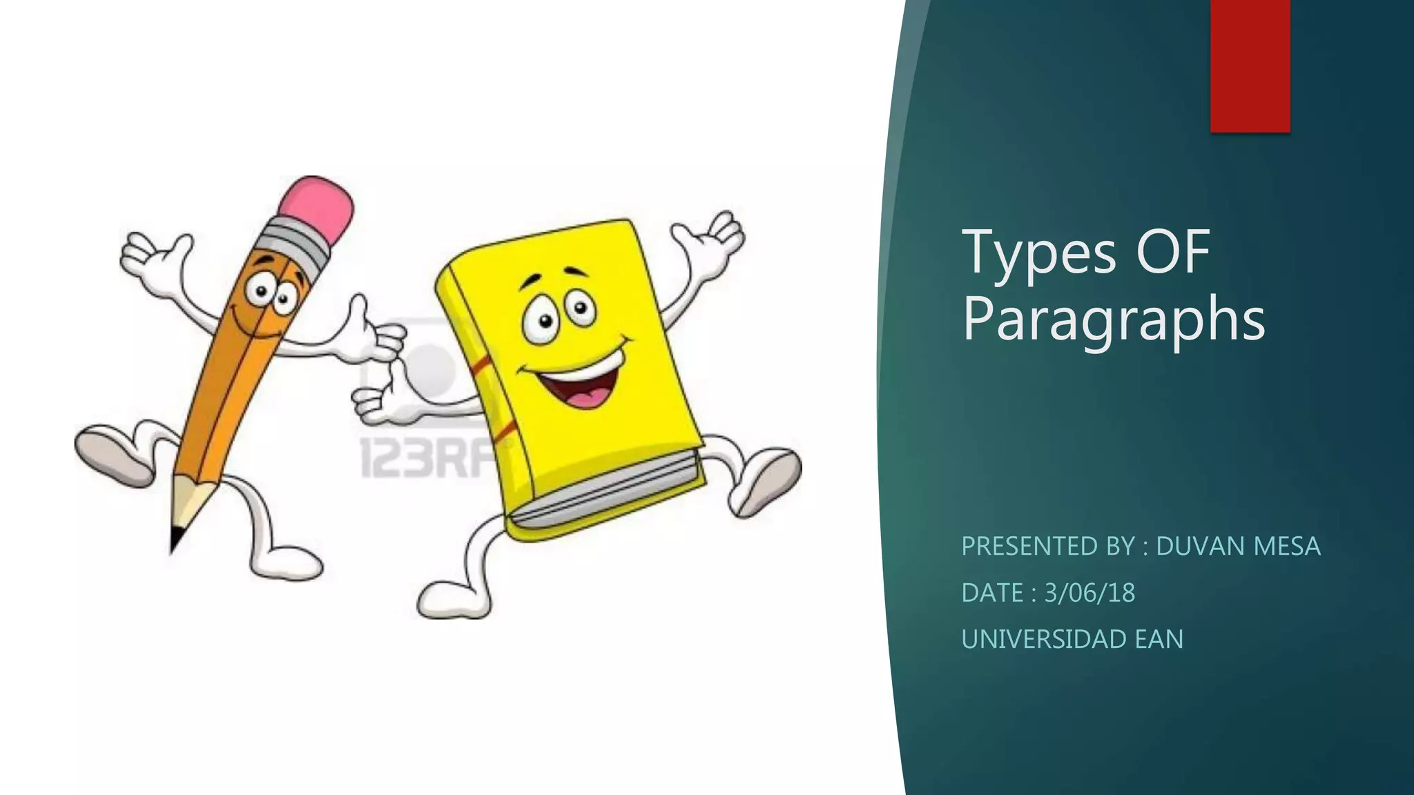 Types of paragraphs final | PPT