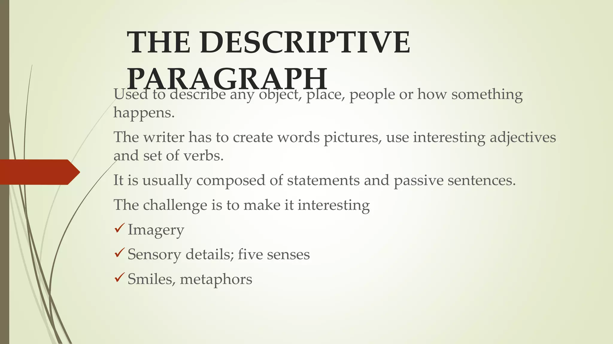 Types of paragraphs | PPT