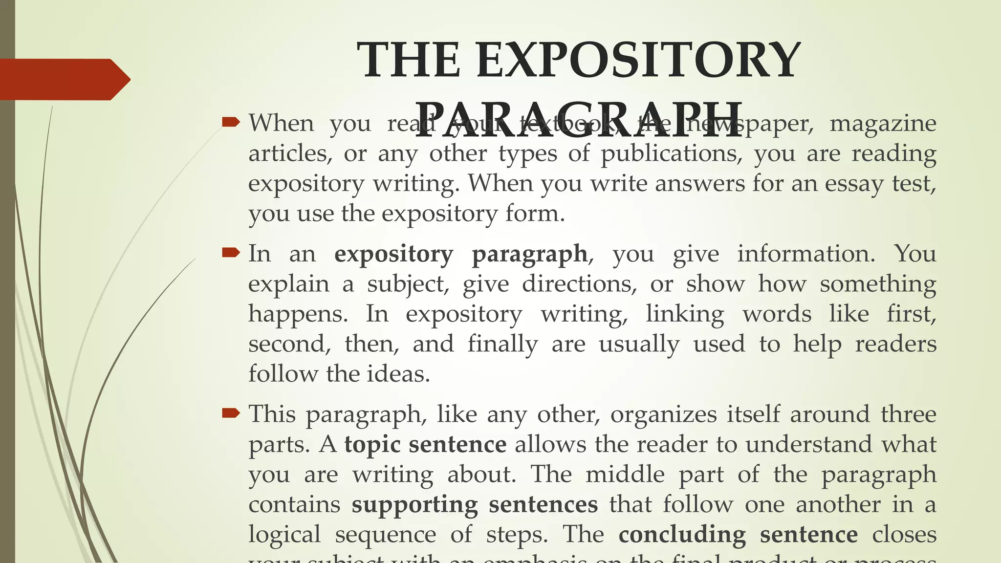 Types of paragraphs | PPT