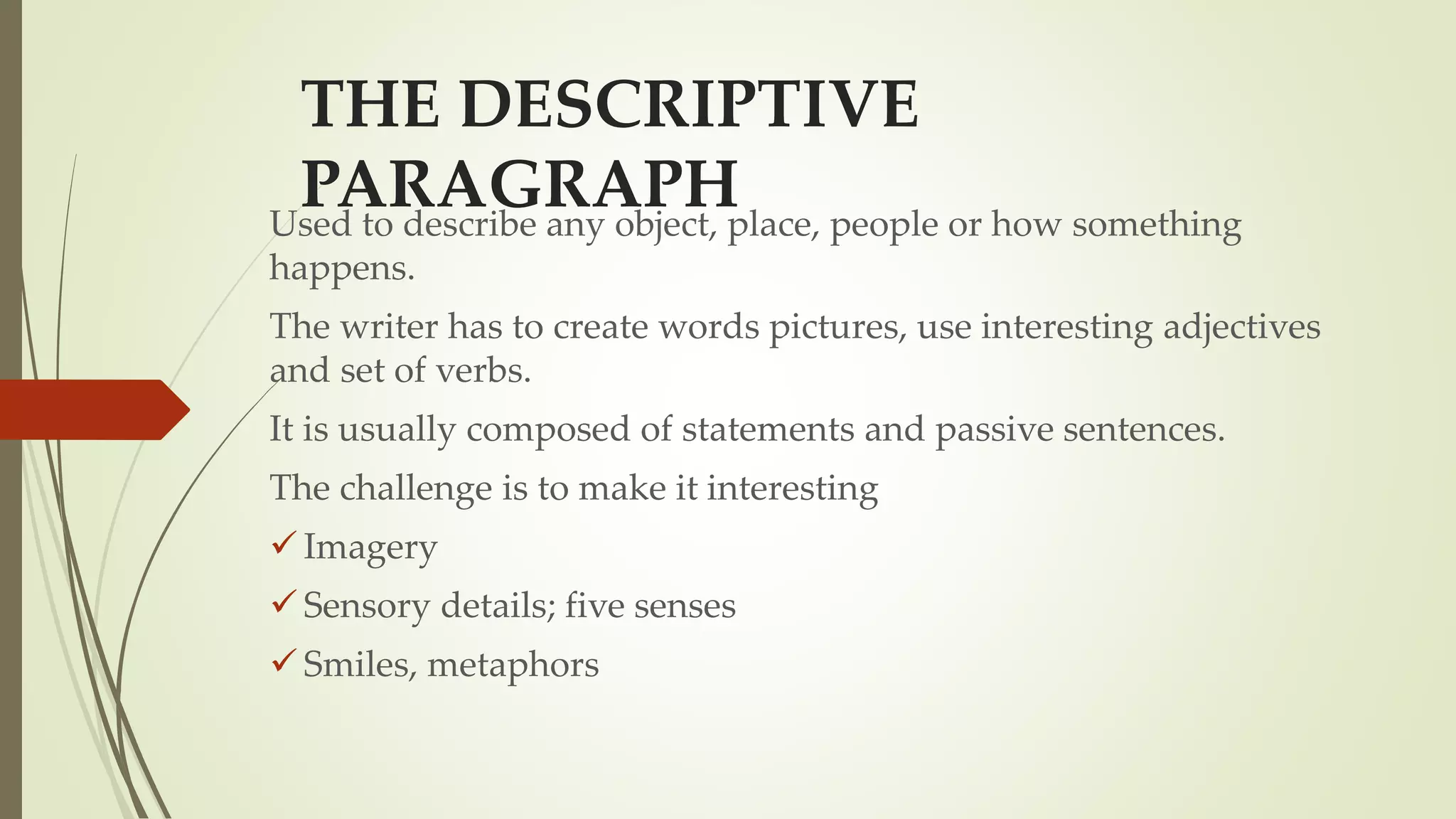 T.C. Types of paragraphs | PPTX