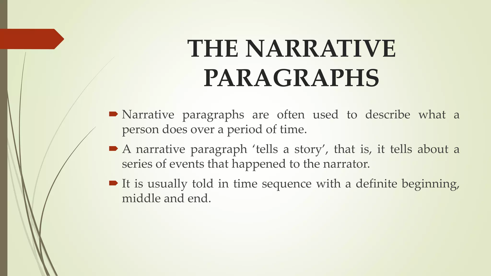 T.C. Types of paragraphs | PPT