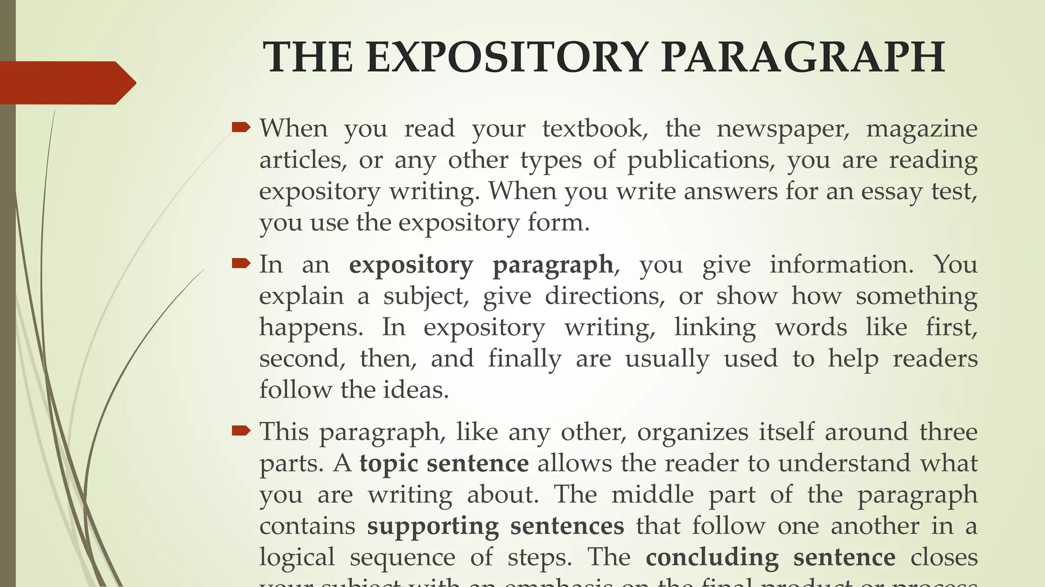 T.C. Types of paragraphs | PPTX