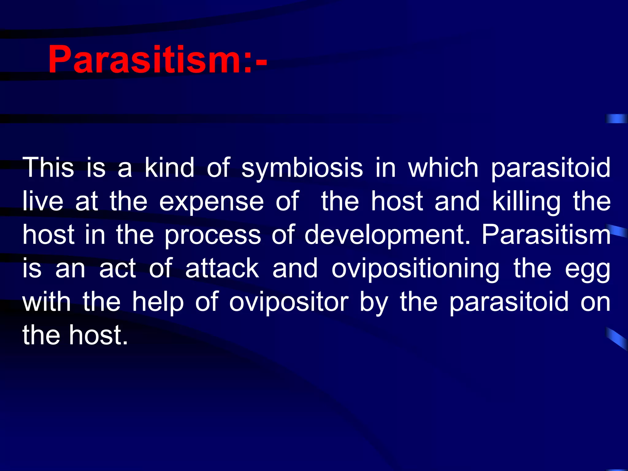 Types of parasitism | PPTX