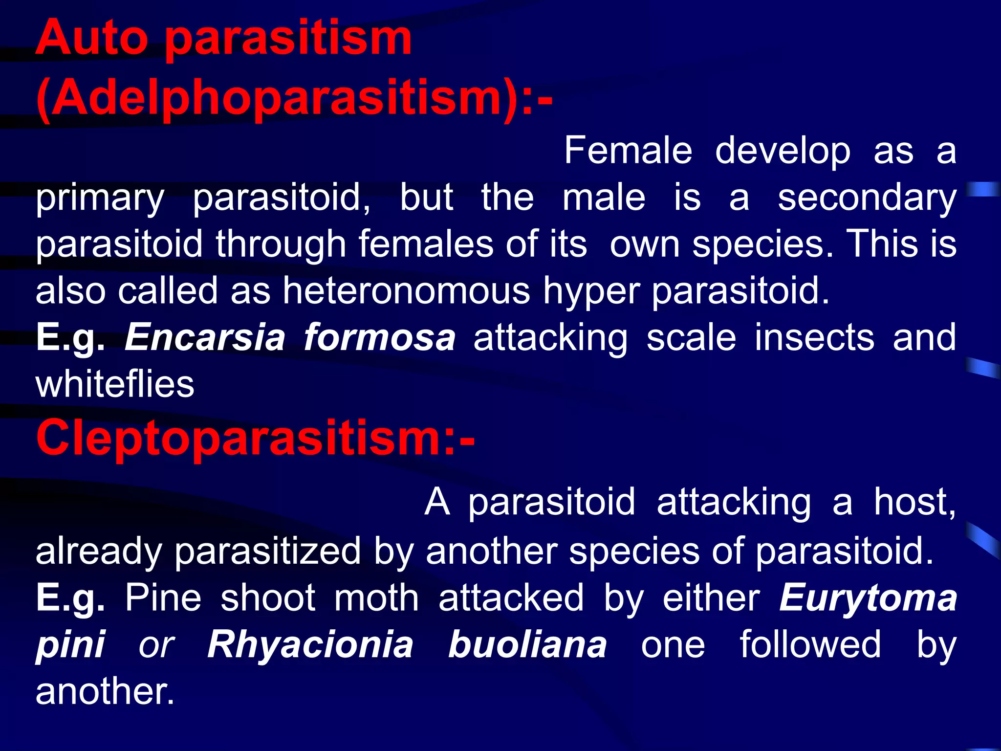 Types of parasitism | PPTX