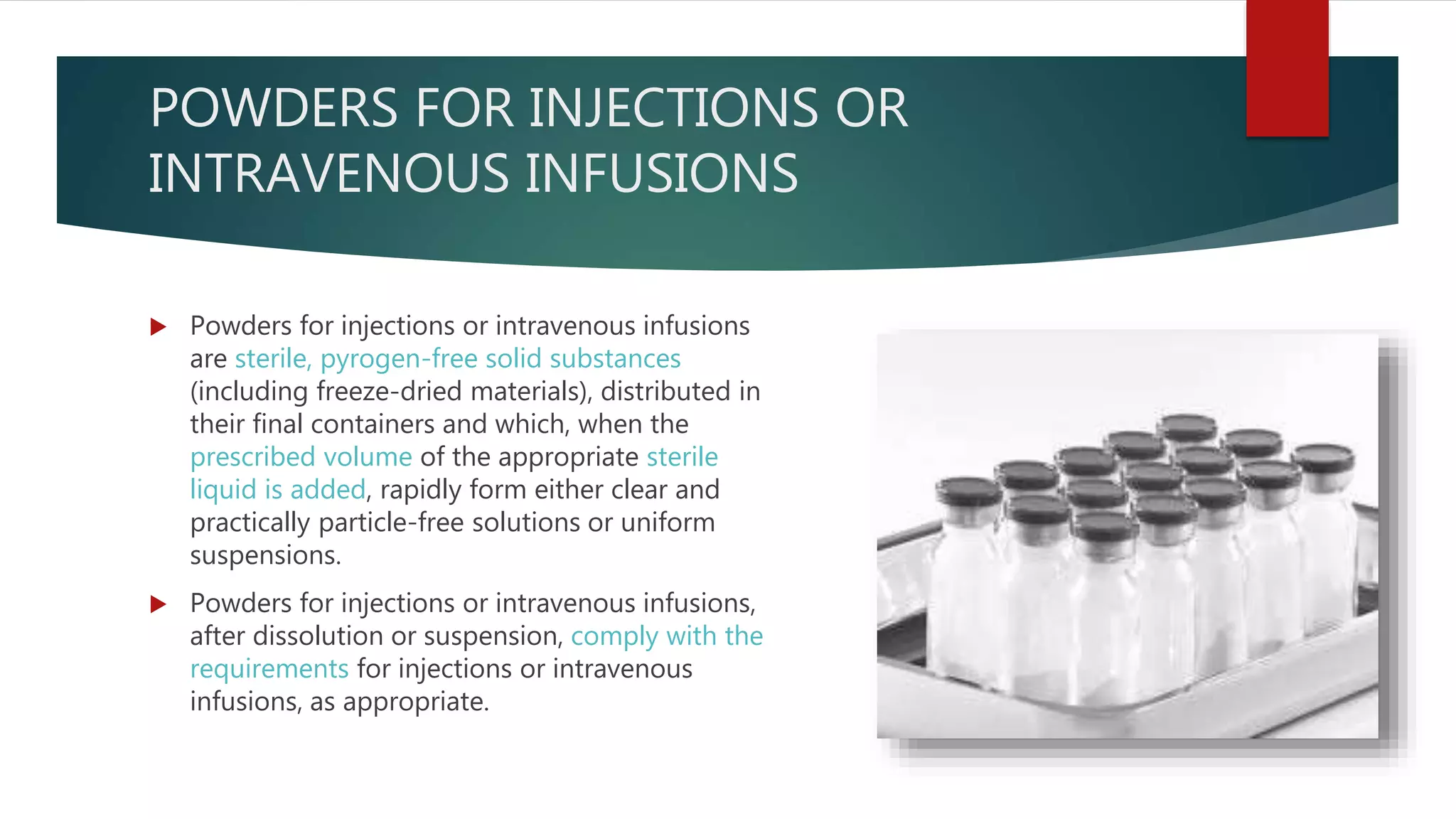 Types of parenteral formulations | PPTX