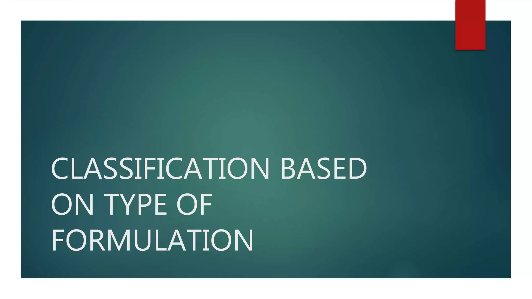 Types of parenteral formulations | PPTX