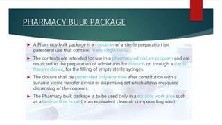 Types of parenteral formulations | PPTX