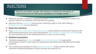 Types of parenteral formulations | PPTX