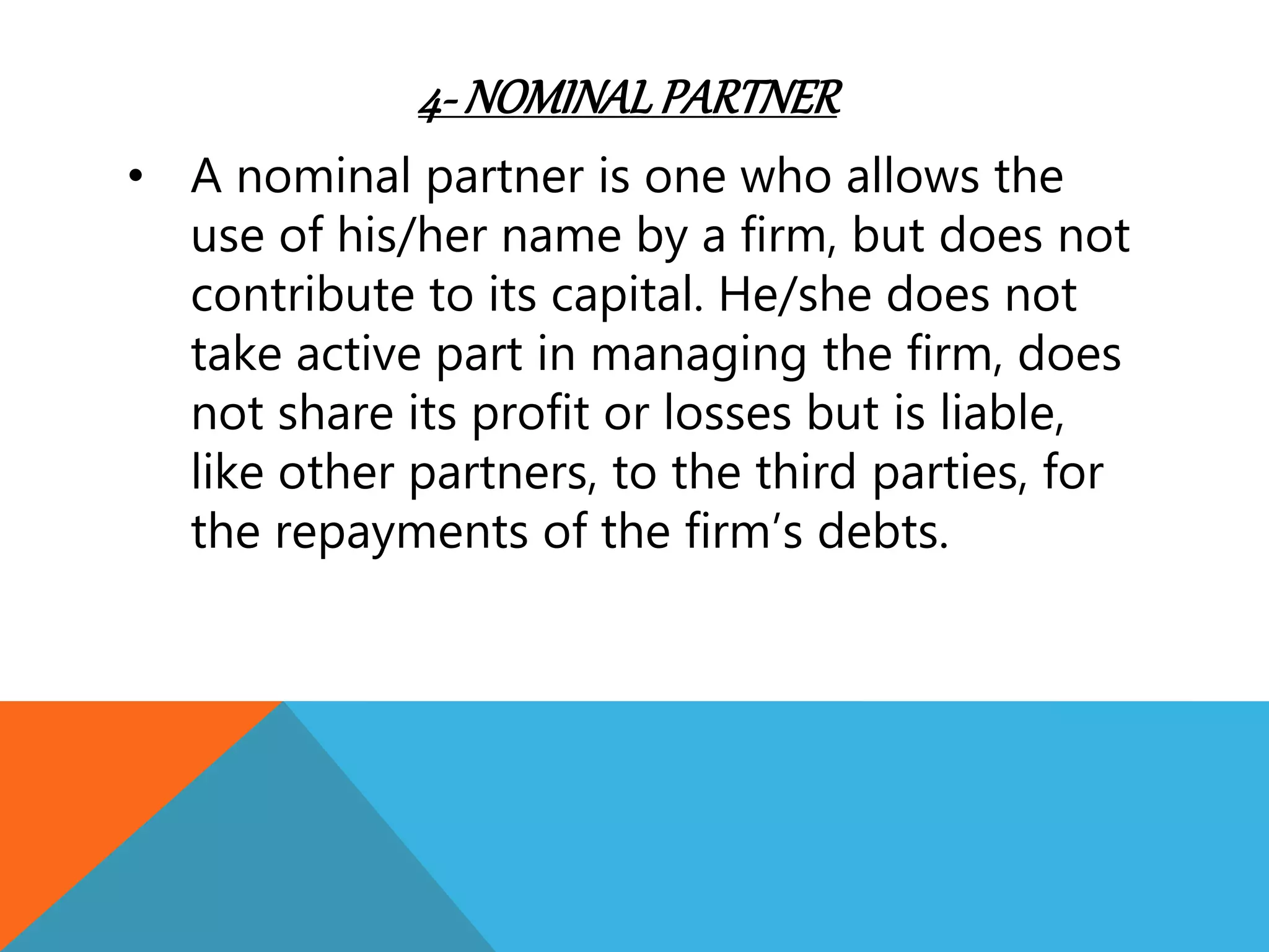 Types of partners | PPTX