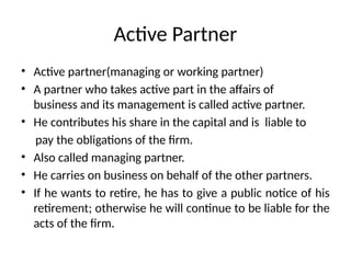 Types of Partners shipfor doing business | PPTX