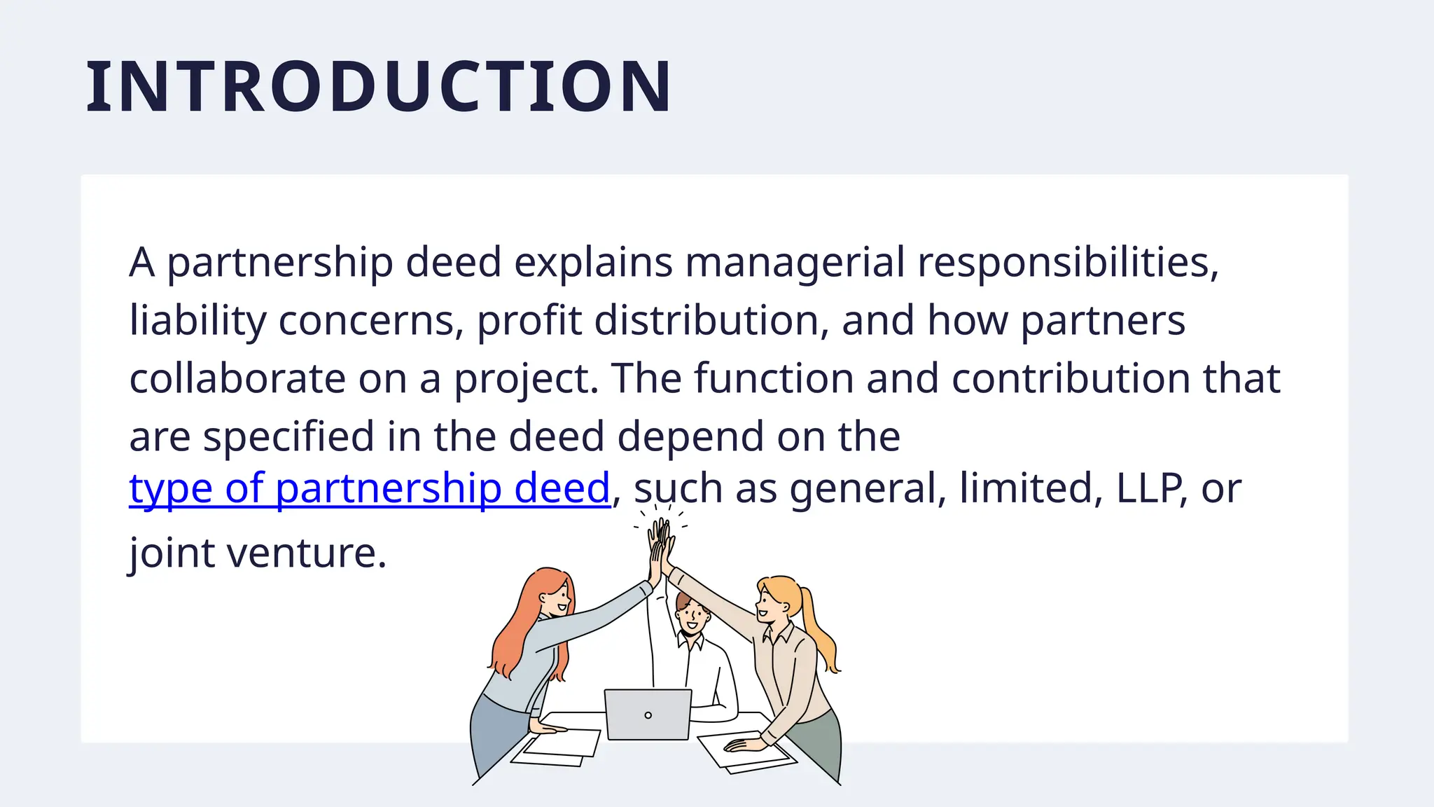 What are the Types of Partnership Deed.pptx
