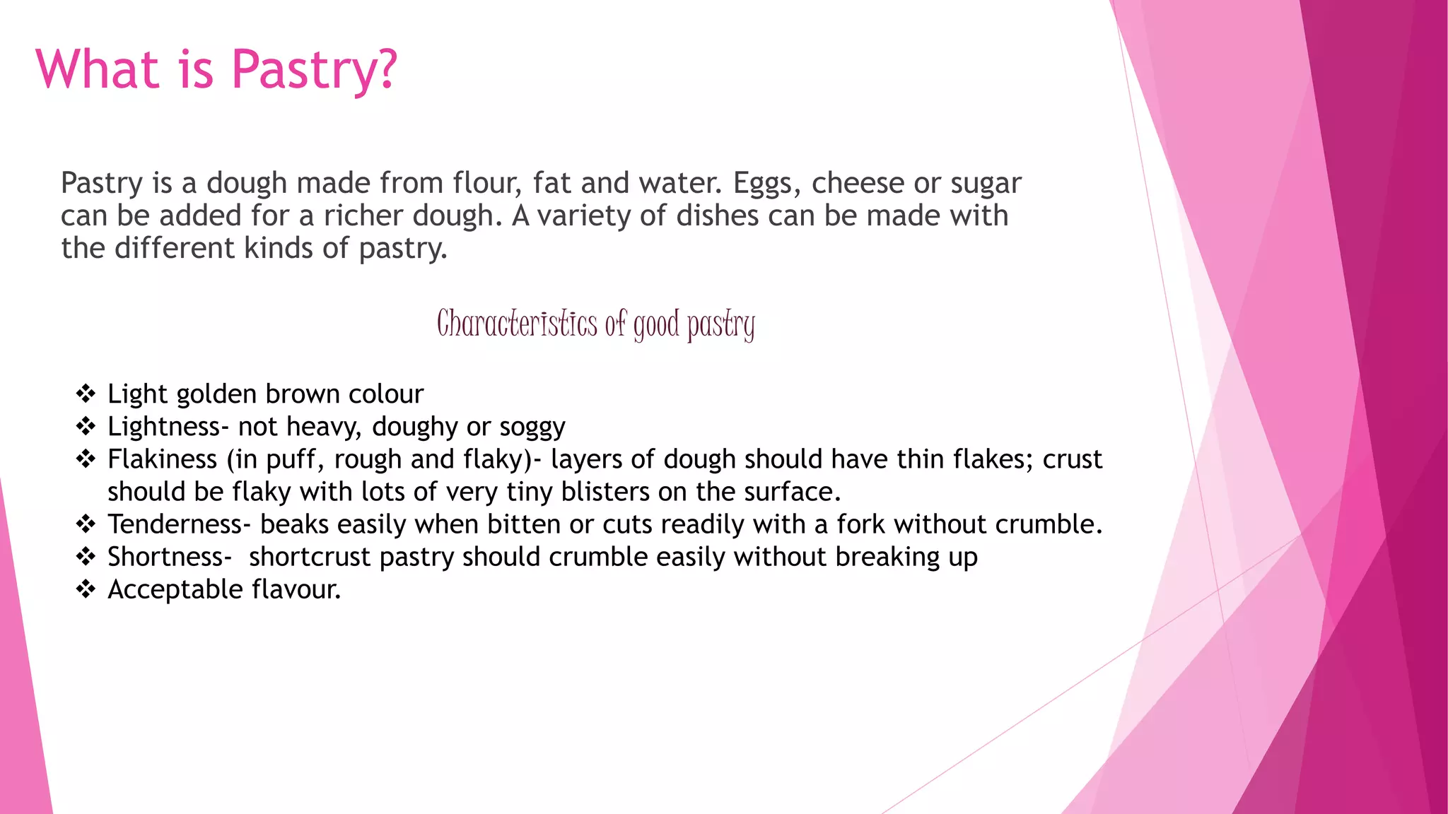 Types of pastries | PPTX