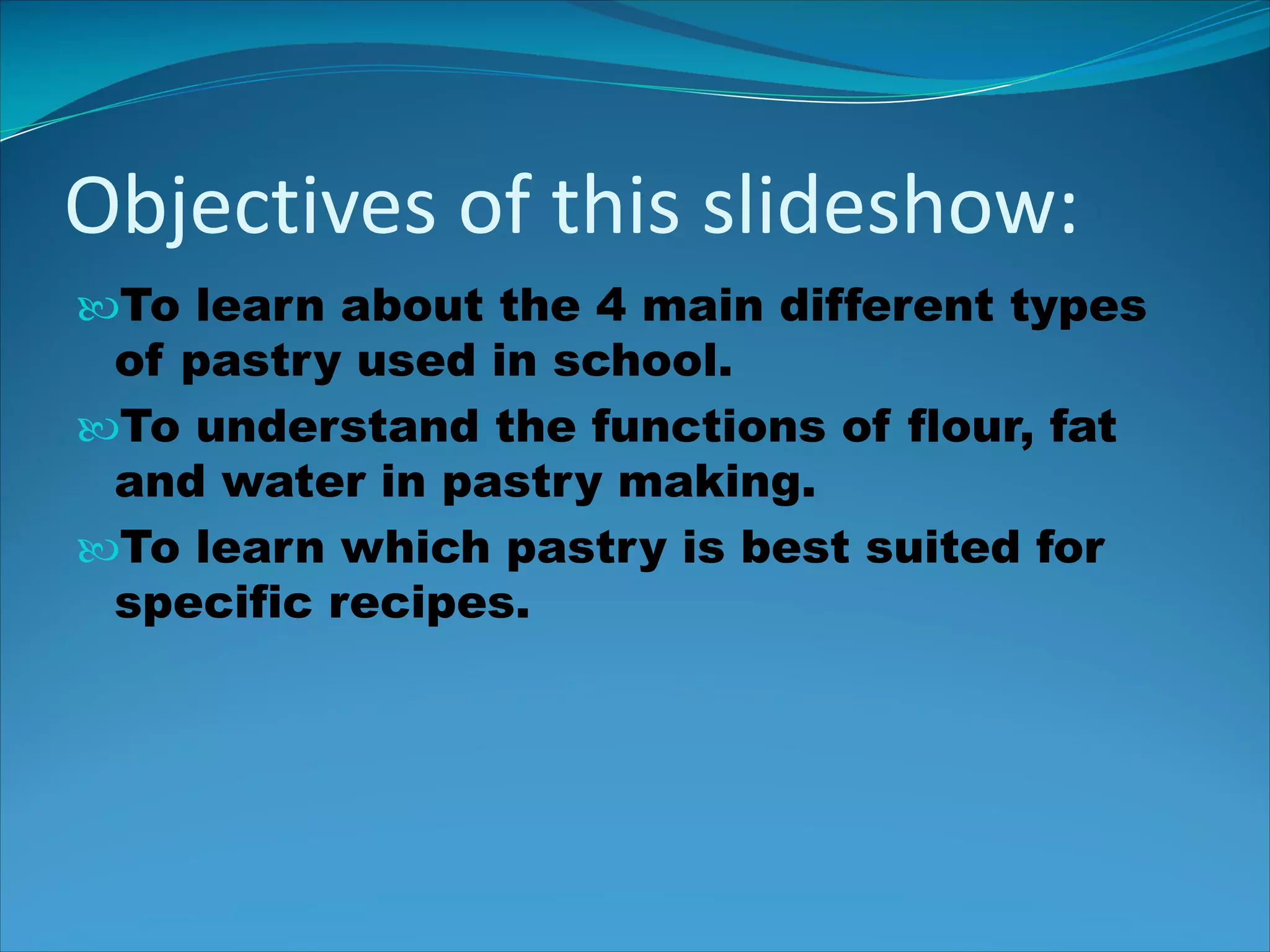 Types of pastry | PDF