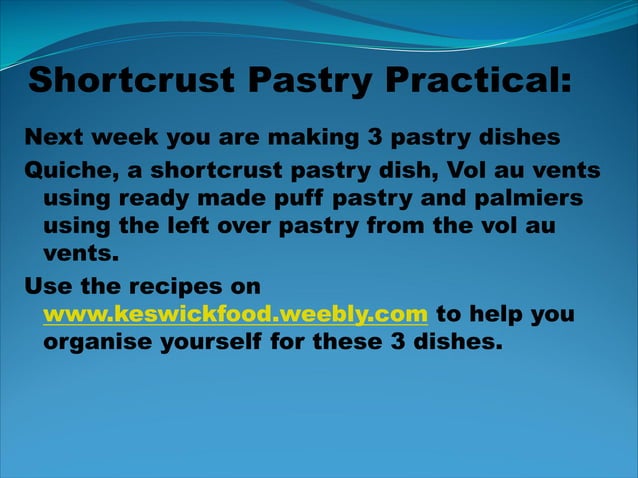 Types of pastry | PDF