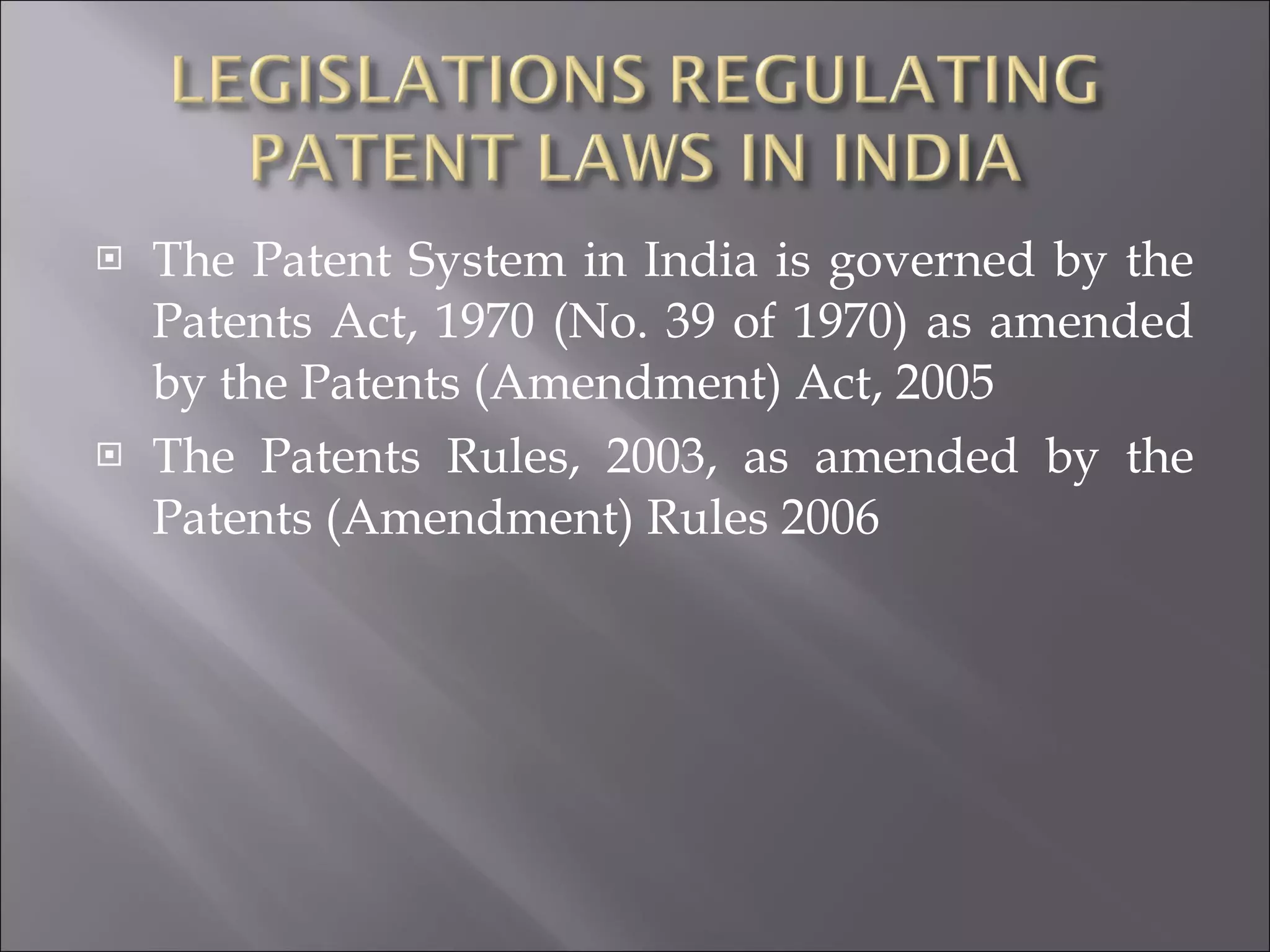 Types of patents | PPT