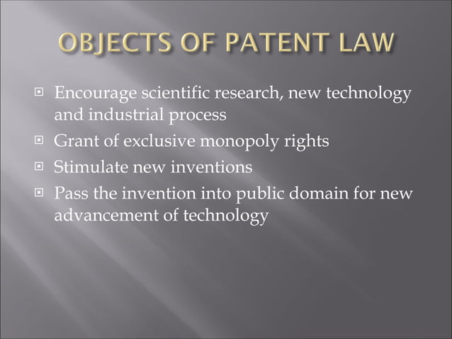 Types of patents | PPT