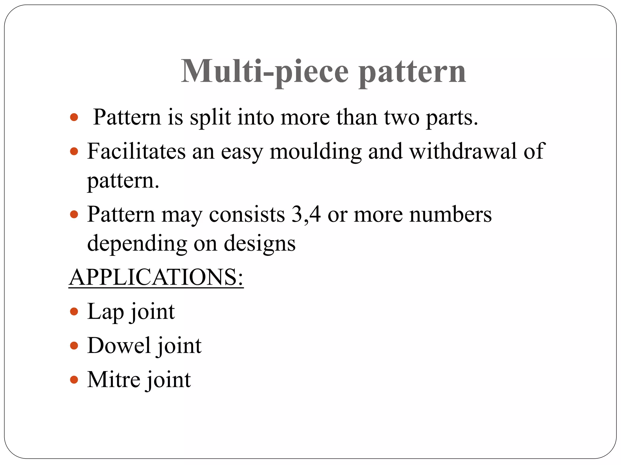 TYPES OF PATTERN AND ITS APPLICATION | PPTX
