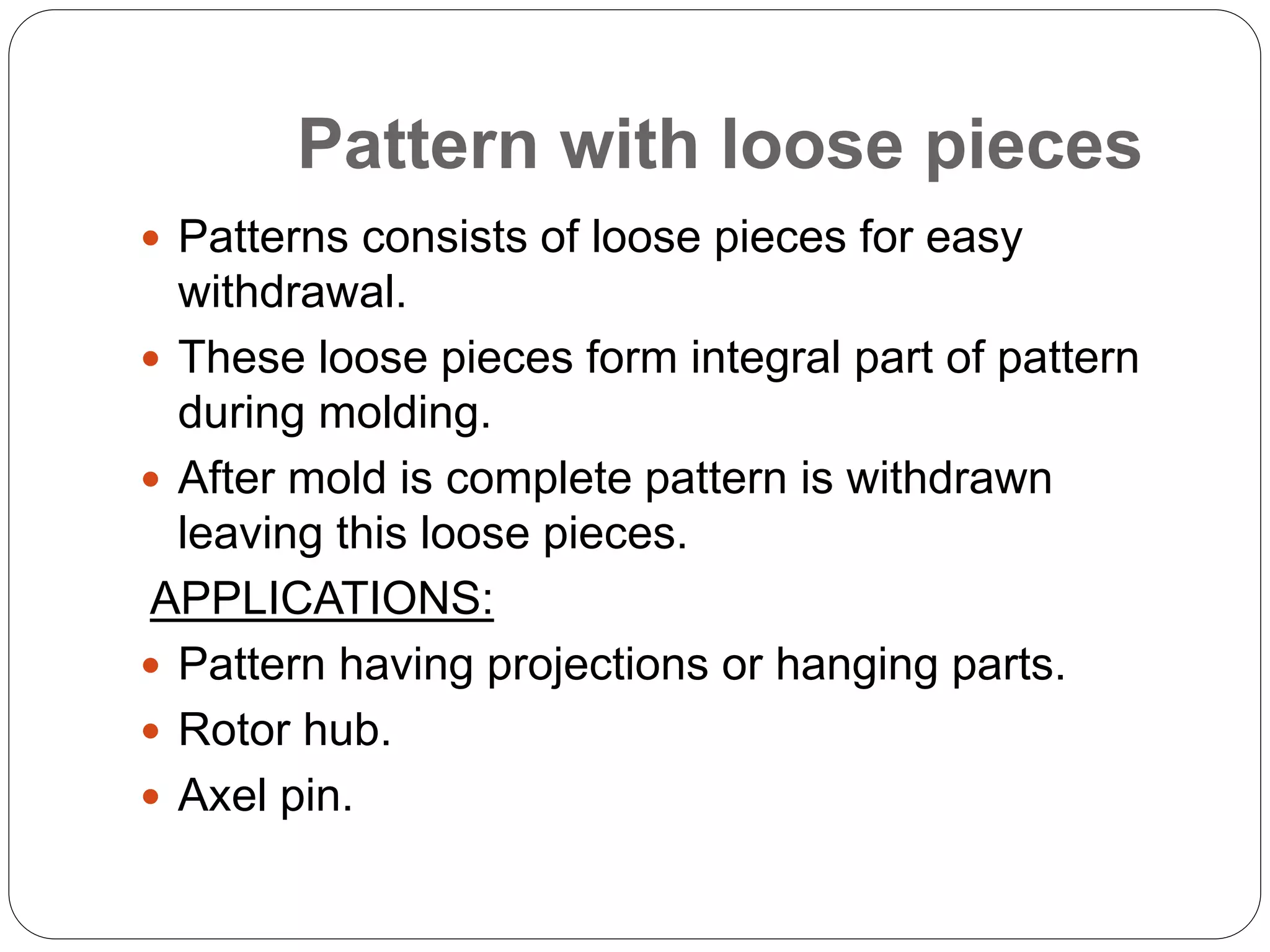 TYPES OF PATTERN AND ITS APPLICATION | PPTX
