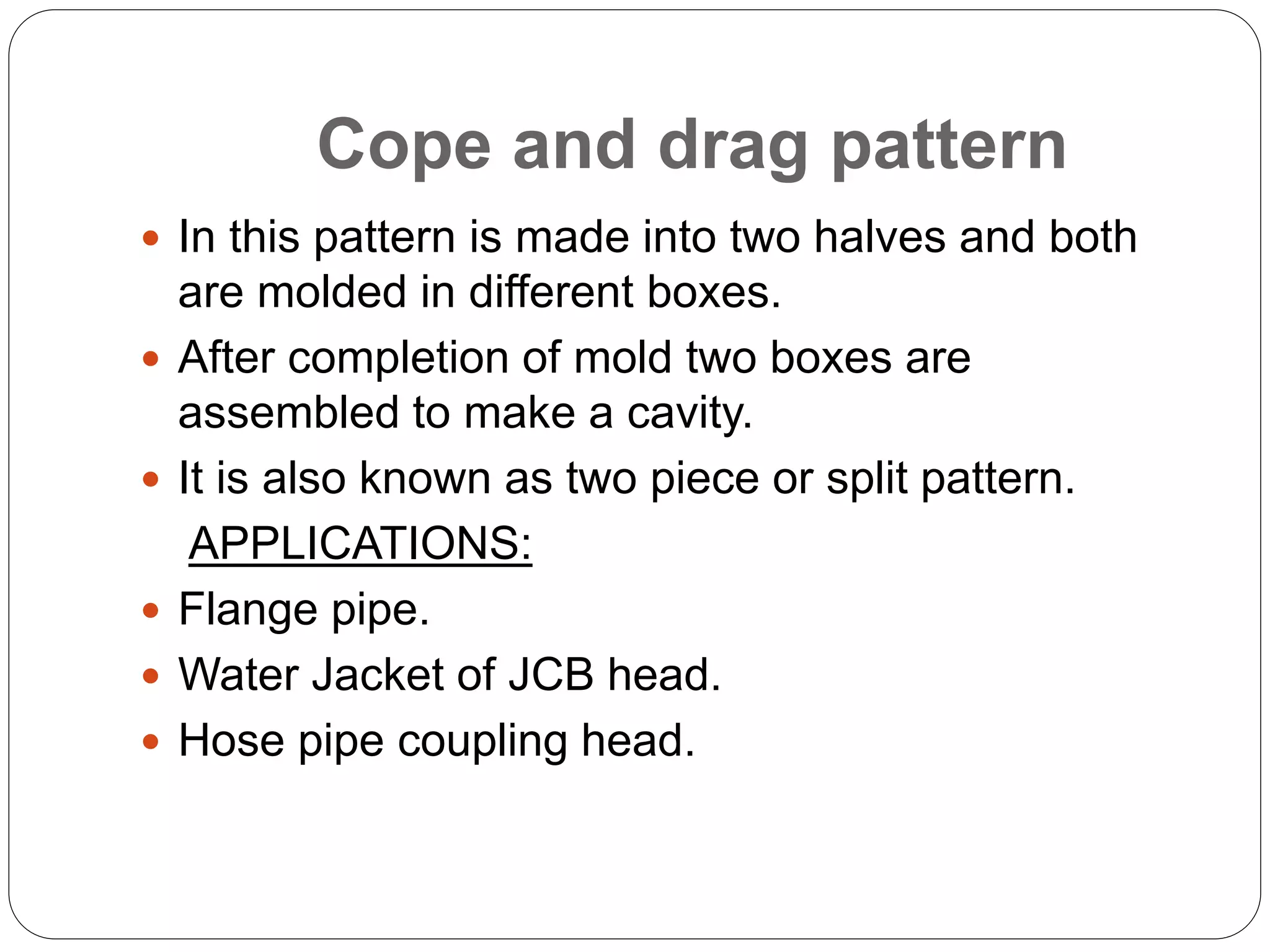 TYPES OF PATTERN AND ITS APPLICATION | PPTX