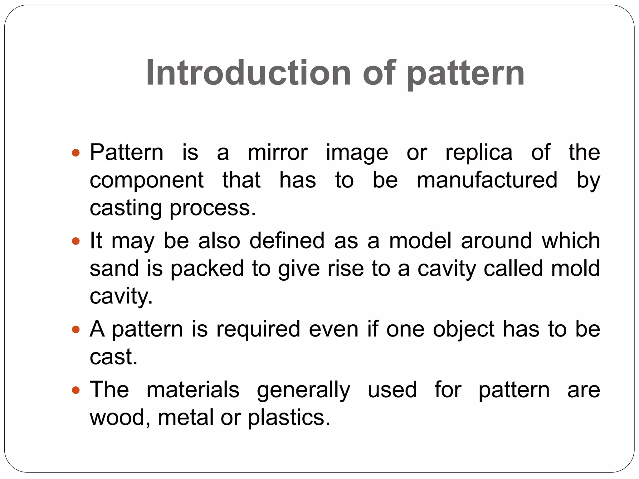 TYPES OF PATTERN AND ITS APPLICATION | PPTX