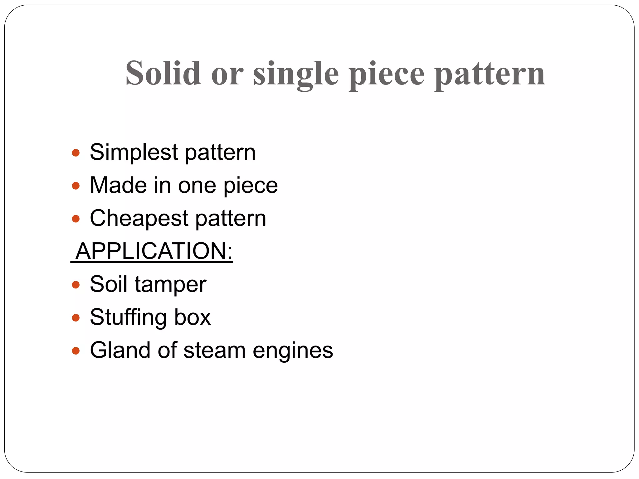 TYPES OF PATTERN AND ITS APPLICATION | PPTX