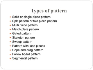 TYPES OF PATTERN AND ITS APPLICATION | PPTX
