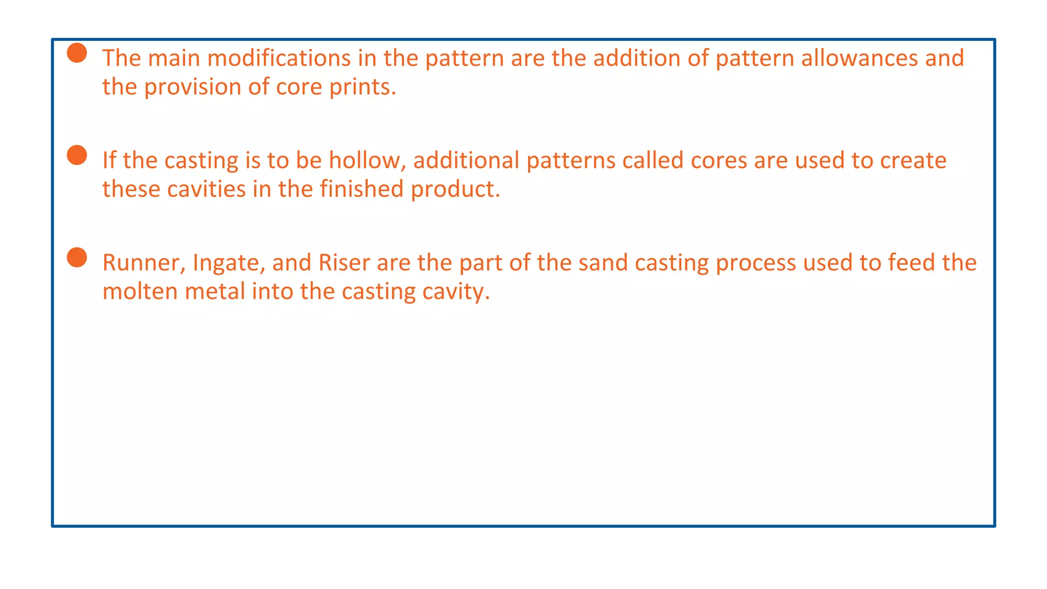 Types of Pattern in Casting Process | PPTX