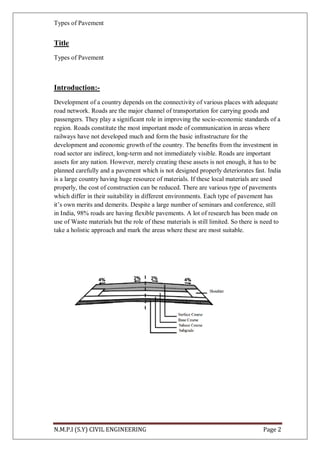 Types of pavement | PDF