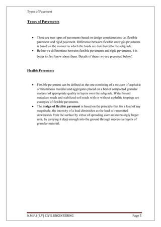 Types of pavement | PDF