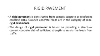 Types of pavement | PPTX
