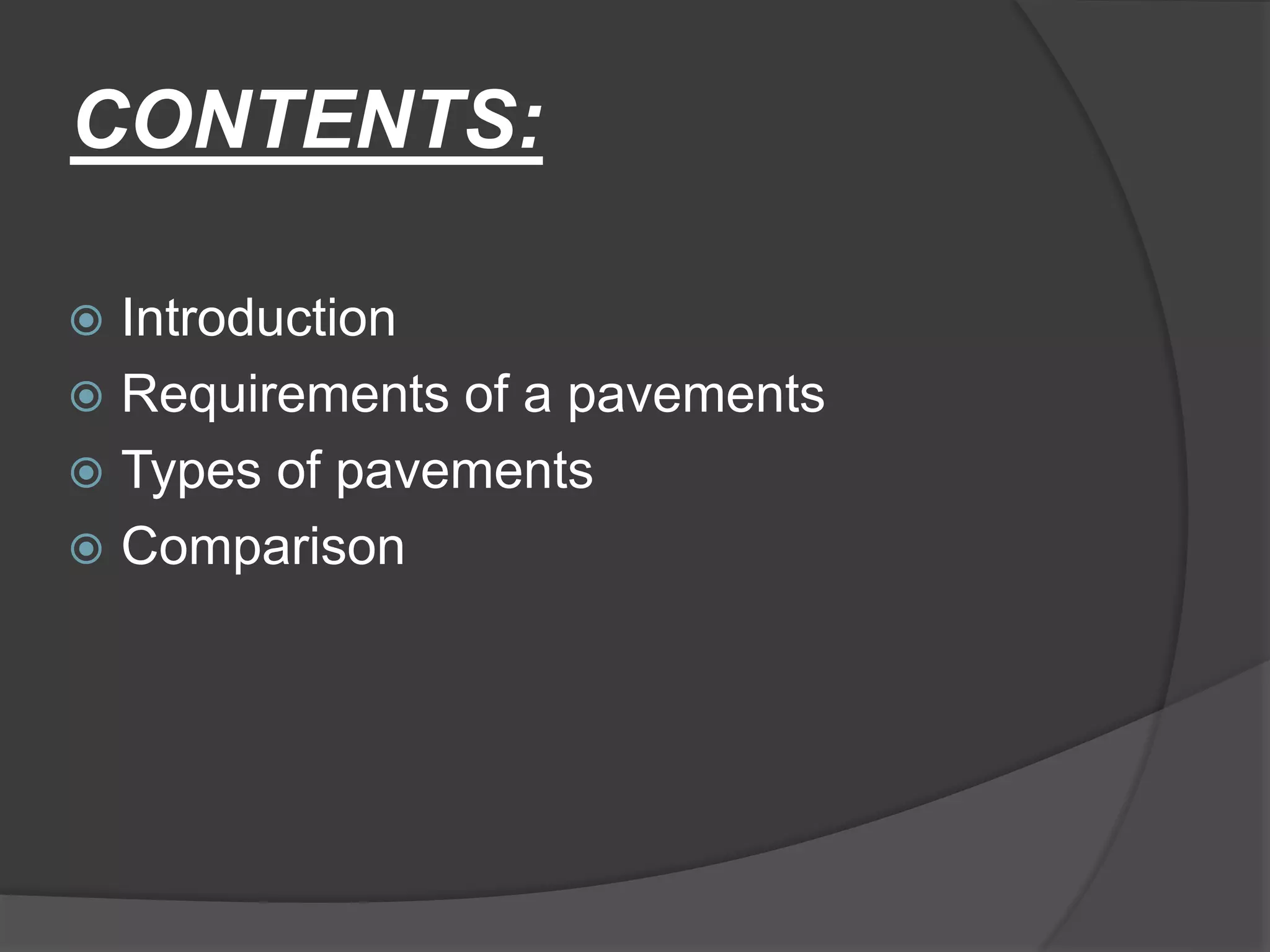 Types of pavements | PPTX