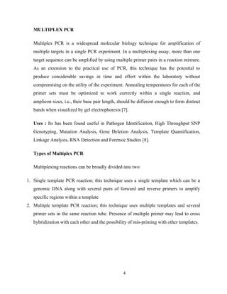 Types of PCR ((APEH Daniel O.)) | PDF