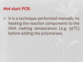 Types of PCR | PDF