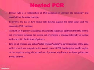 Types of pcr | PPTX