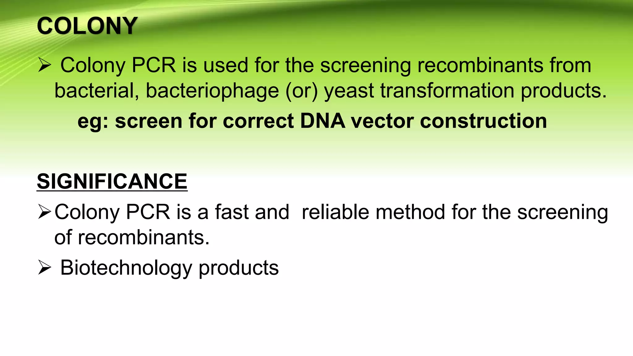 Types of pcr ppt by mala (1) | PPTX