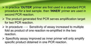 Types of pcr ppt by mala (1) | PPTX