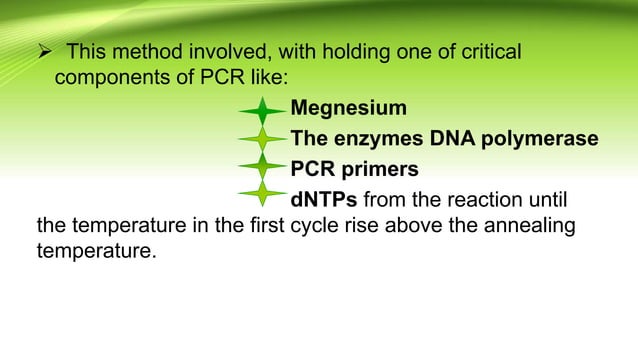 Types of pcr ppt by mala (1) | PPTX | Biological Sciences | Science