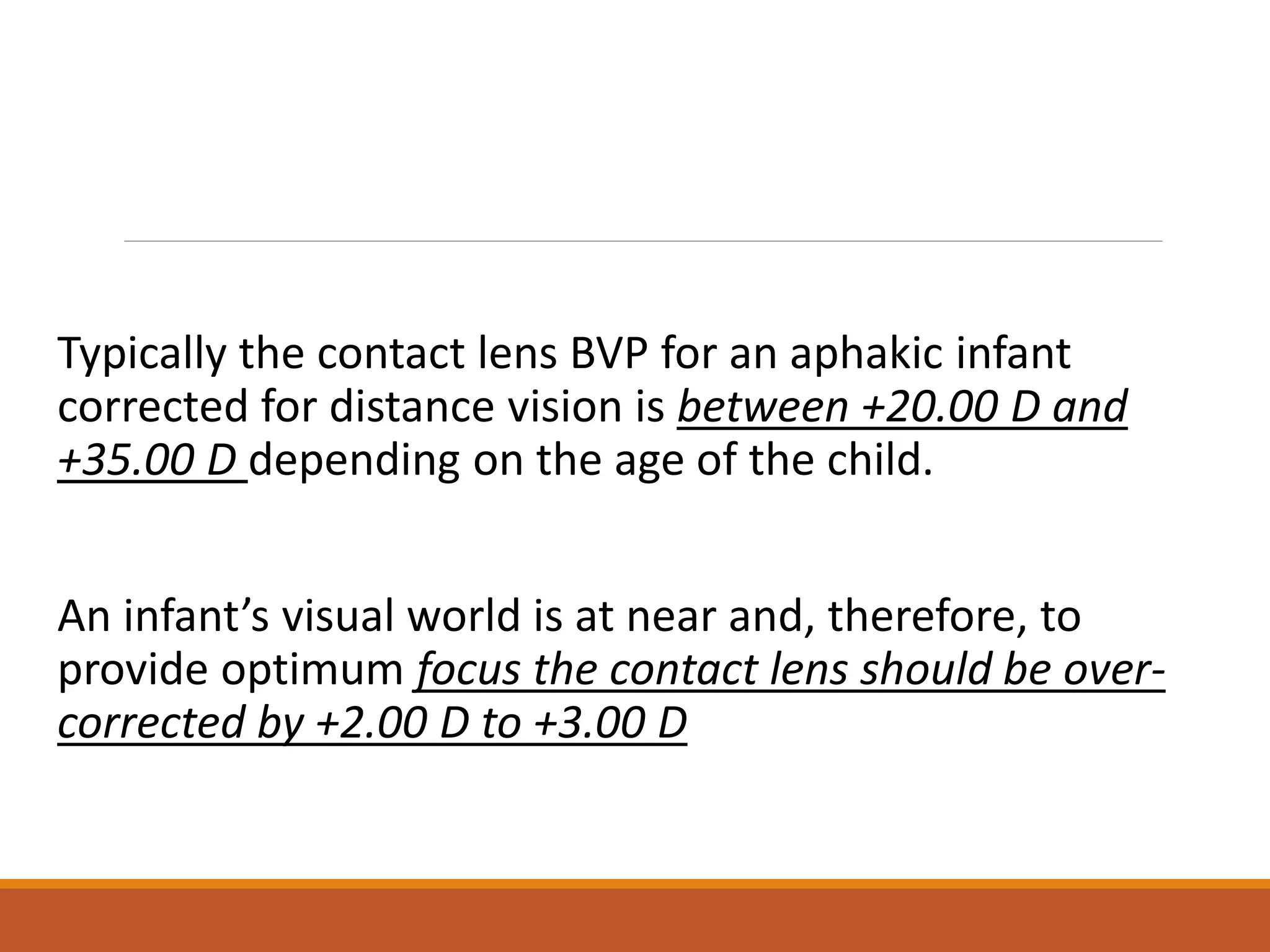 Types of pediatric contact lens [autosaved] | PPTX