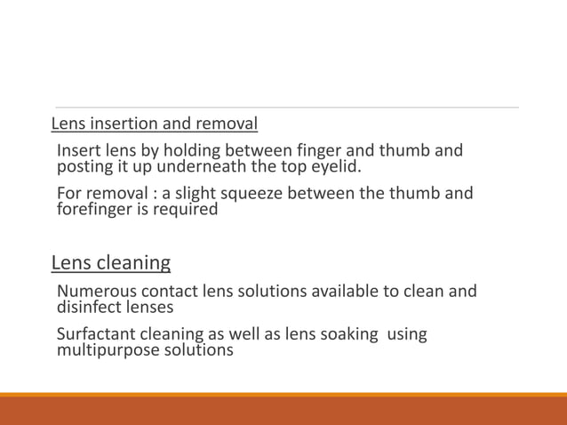 Types of pediatric contact lens [autosaved] | PPT