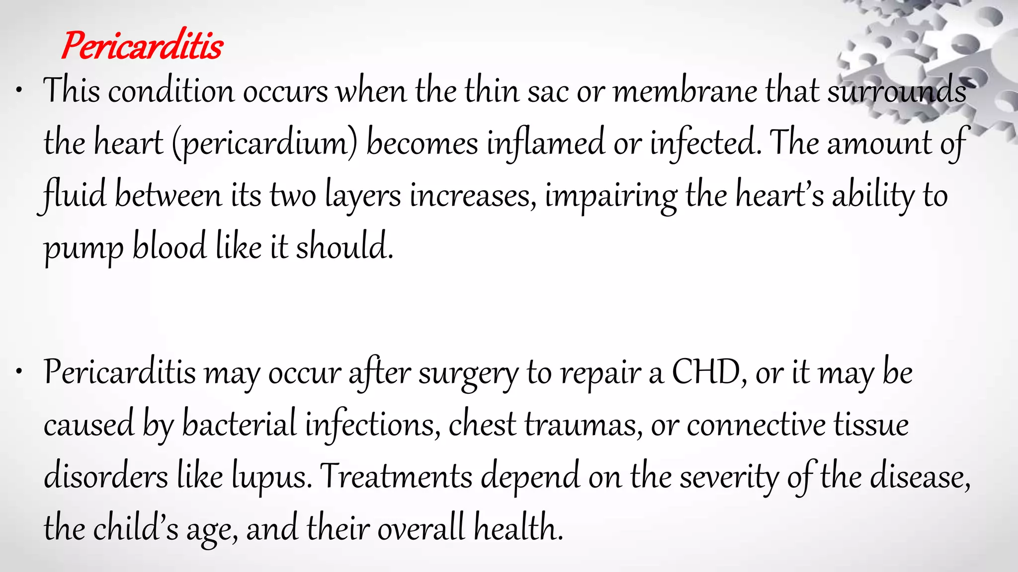 Types of pediatric heart disease | PPTX