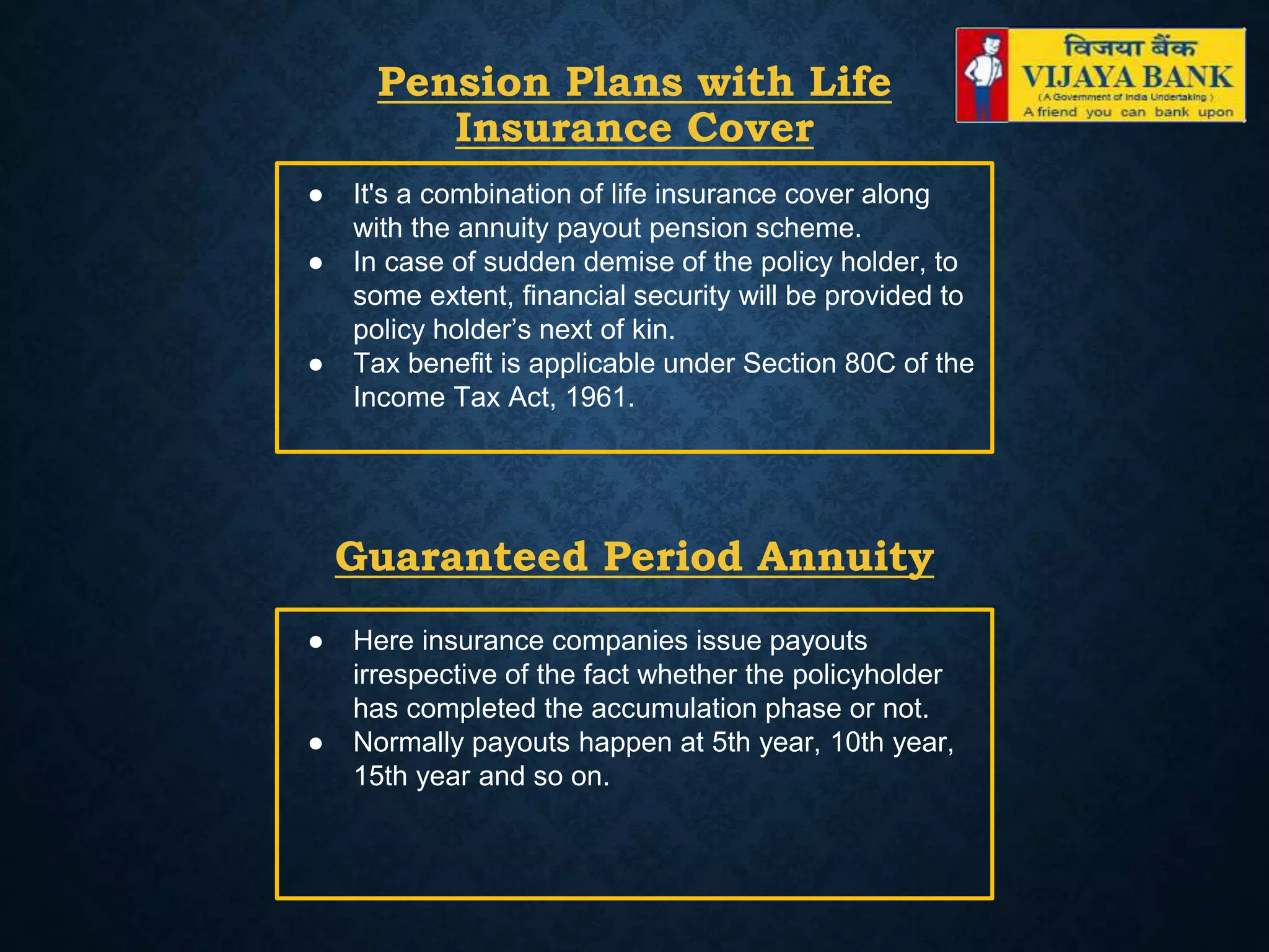 Types of Pension Plans | PPTX