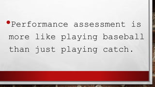 Types of performance tasks | PPTX