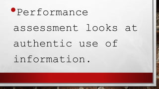 Types of performance tasks | PPTX