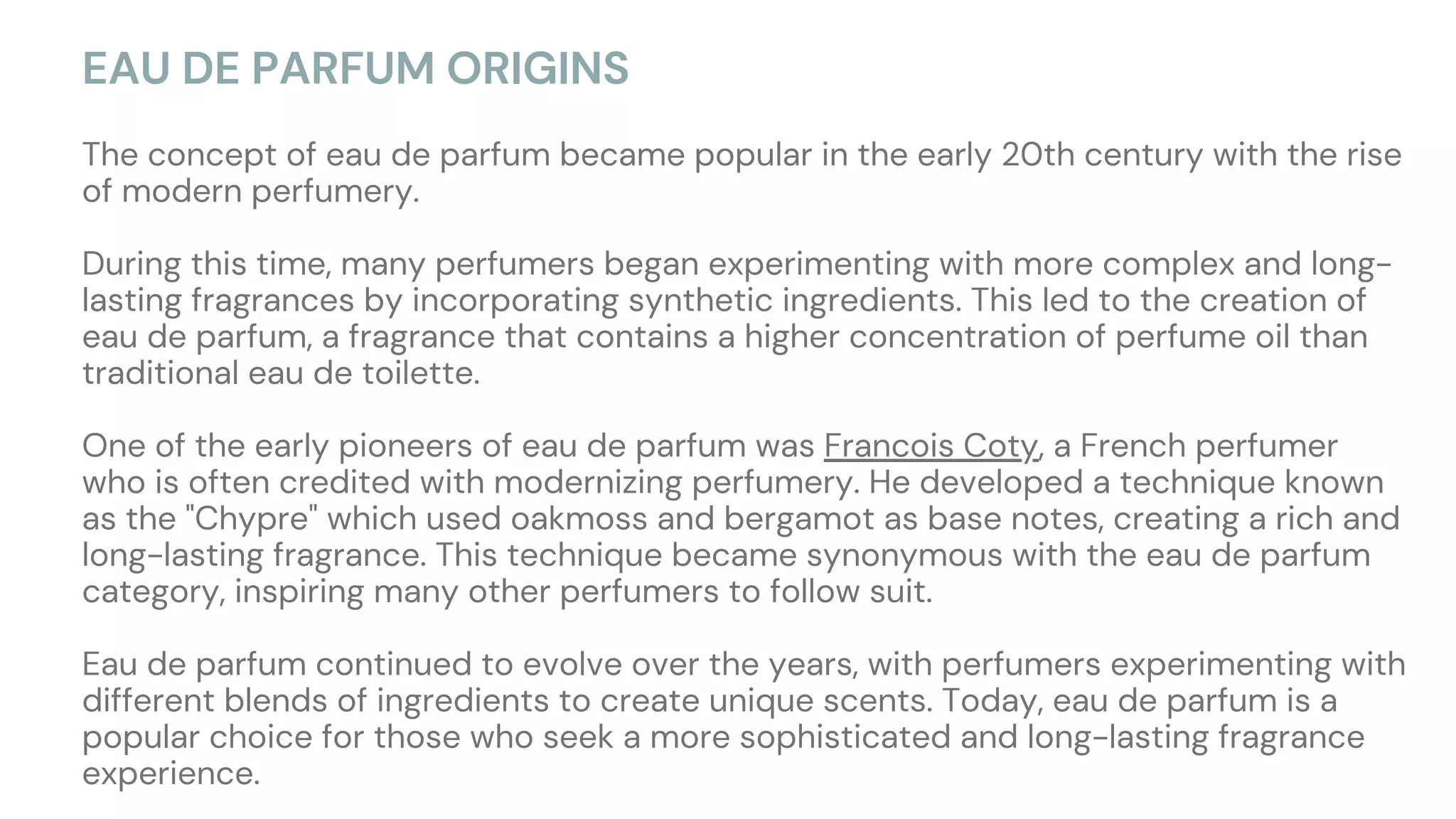 Different Types of Perfume Explained | PDF
