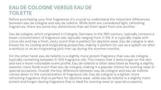 Different Types of Perfume Explained | PDF