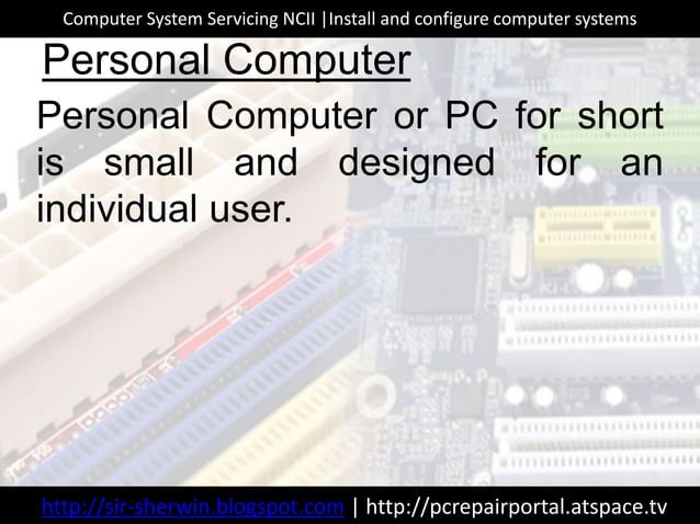 types of Personal Computer.ppt | Computing | Technology & Computing
