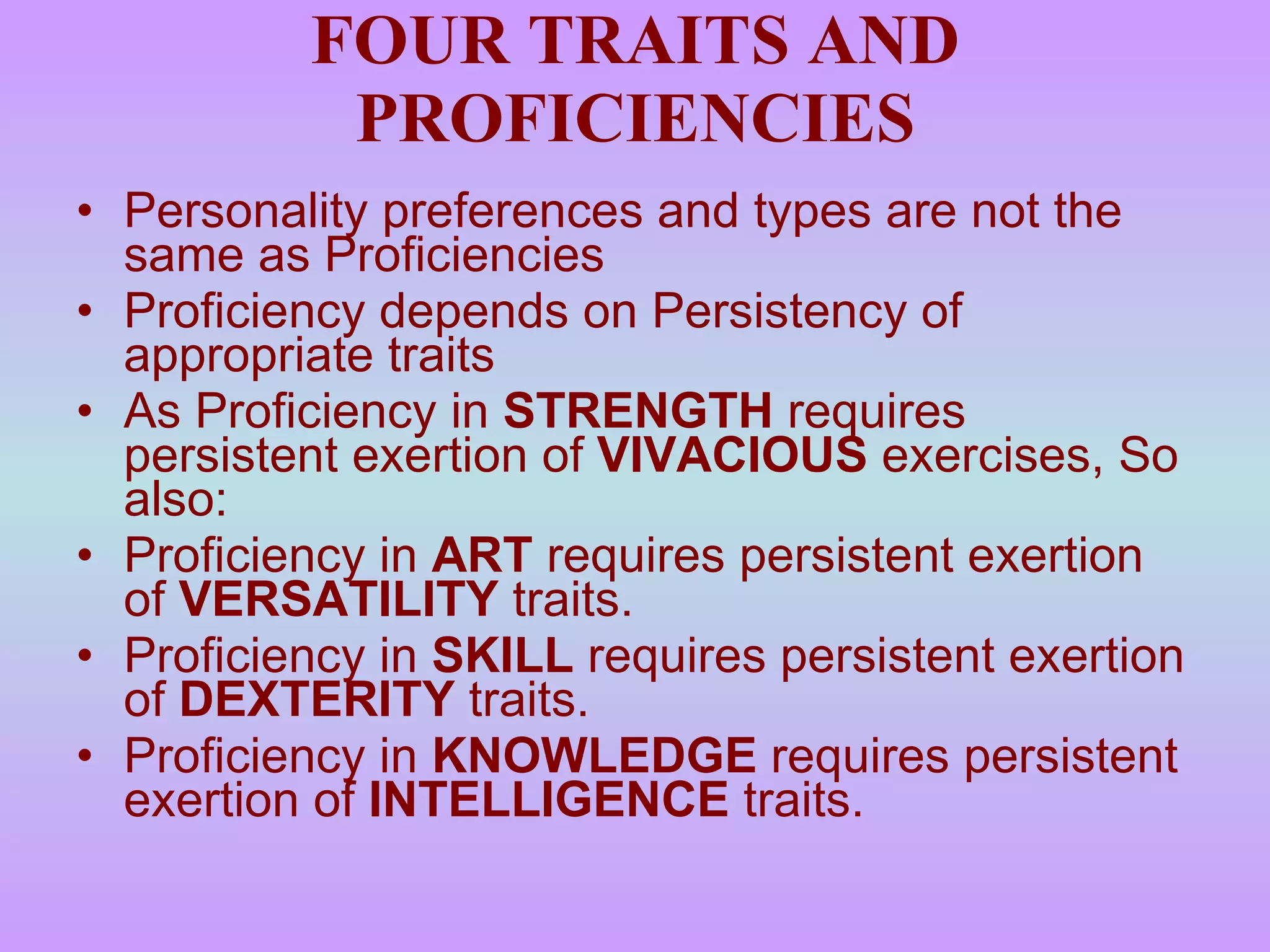 Types of Personality and Spirituality | PPT