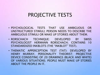typesofpersonalitytests as a part of recruitment.pptx